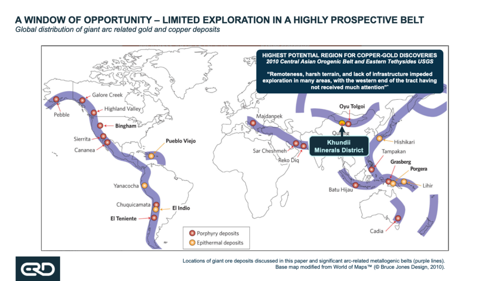 Khundii Minerals District - Erdene Resource Development